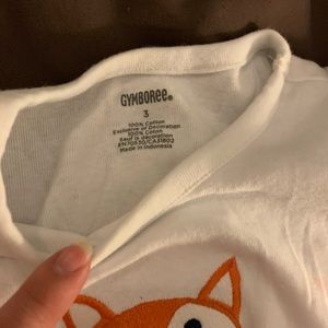 Gymboree | Shirts & Tops | Free Long Sleeve T Fox W 3d Pom Pom Buttons ...